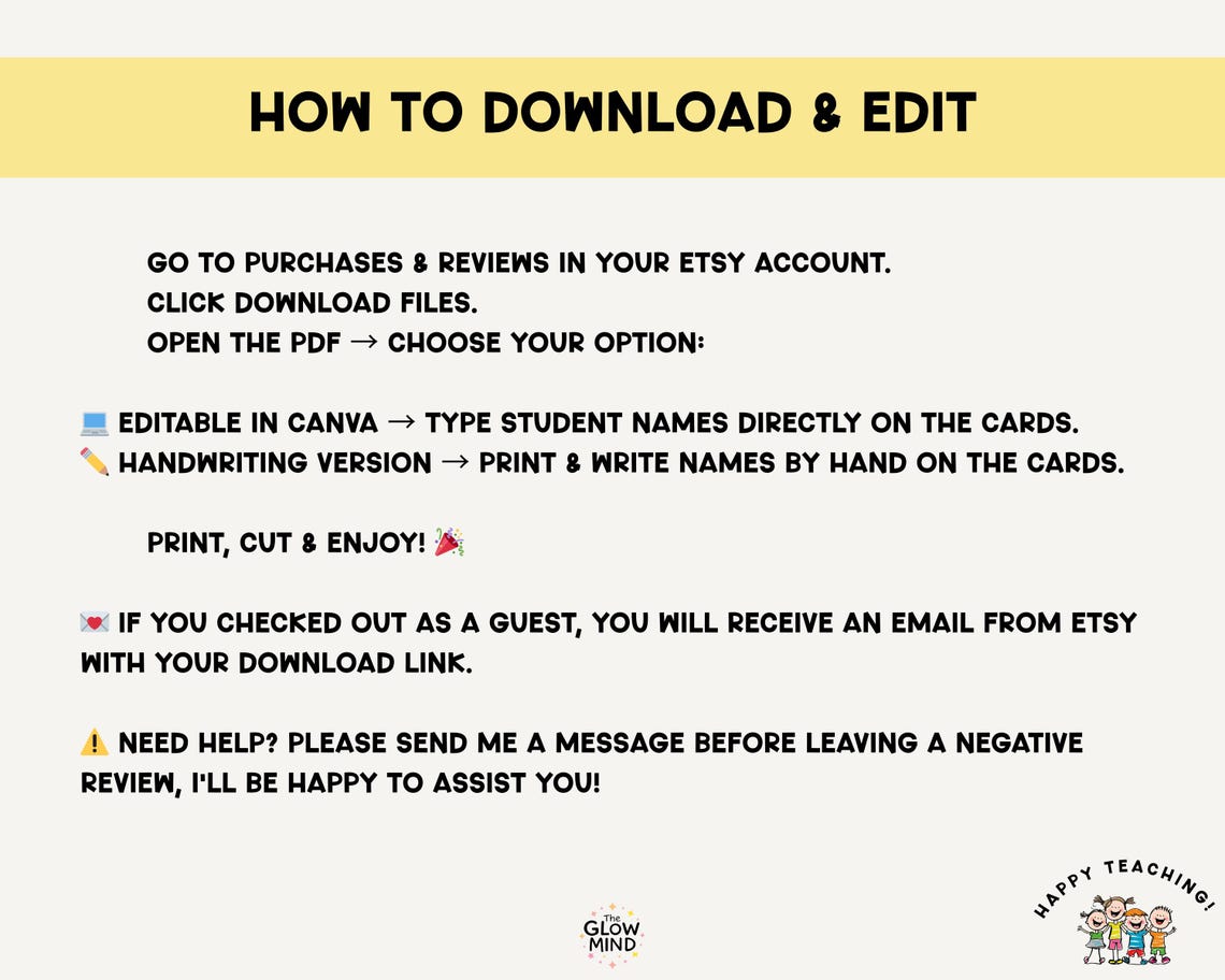 Classroom Job Chart: Fun, Colorful Cards & Editable Name Tags (PDF) - Etsy
