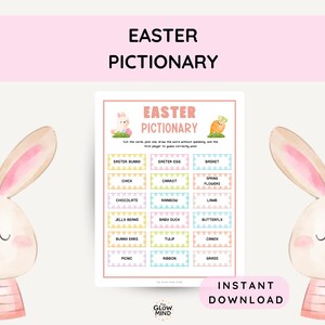 Easter Pictionary Game, Printable Easter Activity for Kids & Family ...