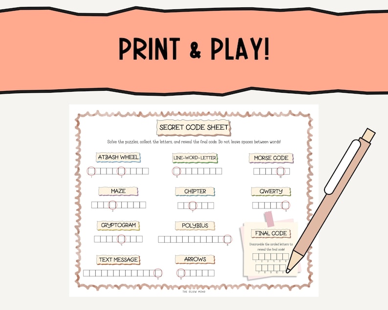 Science Lab Escape Room Game: Kids Mystery Puzzle (printable) - Etsy
