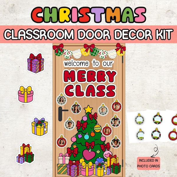 Classroom Door Decorations for Christmas - Etsy