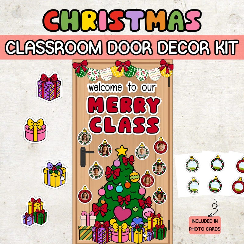 Classroom Door Decorations for Christmas - Etsy