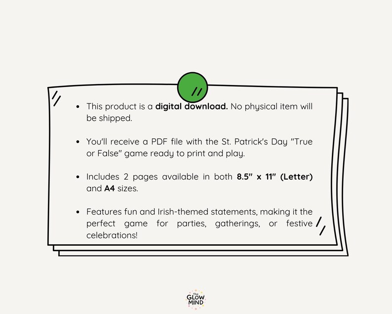 St. Patrick's Day True or False Game: Irish Trivia (PDF) - Etsy