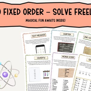 Science Lab Escape Room Game: Kids Mystery Puzzle (printable) - Etsy