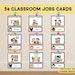 Classroom Job Chart: Fun, Colorful Cards & Editable Name Tags (PDF) - Etsy