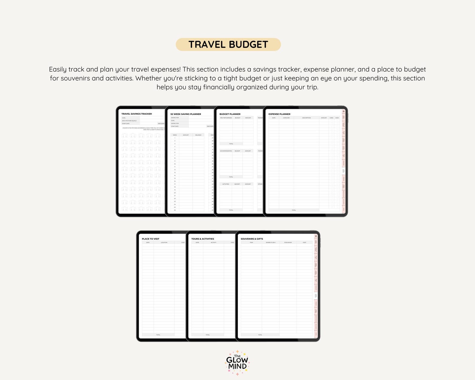 Digital Travel Planner, Organize Your Trips Budget, Ultimate Travel ...
