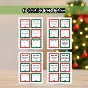 Printable Christmas True or False Game for Kids | Classroom Christmas ...