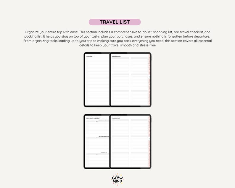 Digital Travel Planner, Organize Your Trips Budget, Ultimate Travel ...