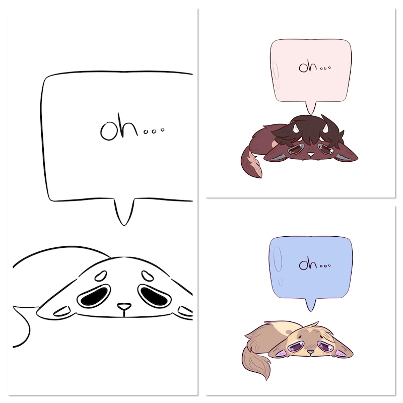 Sad Furry Art - Etsy