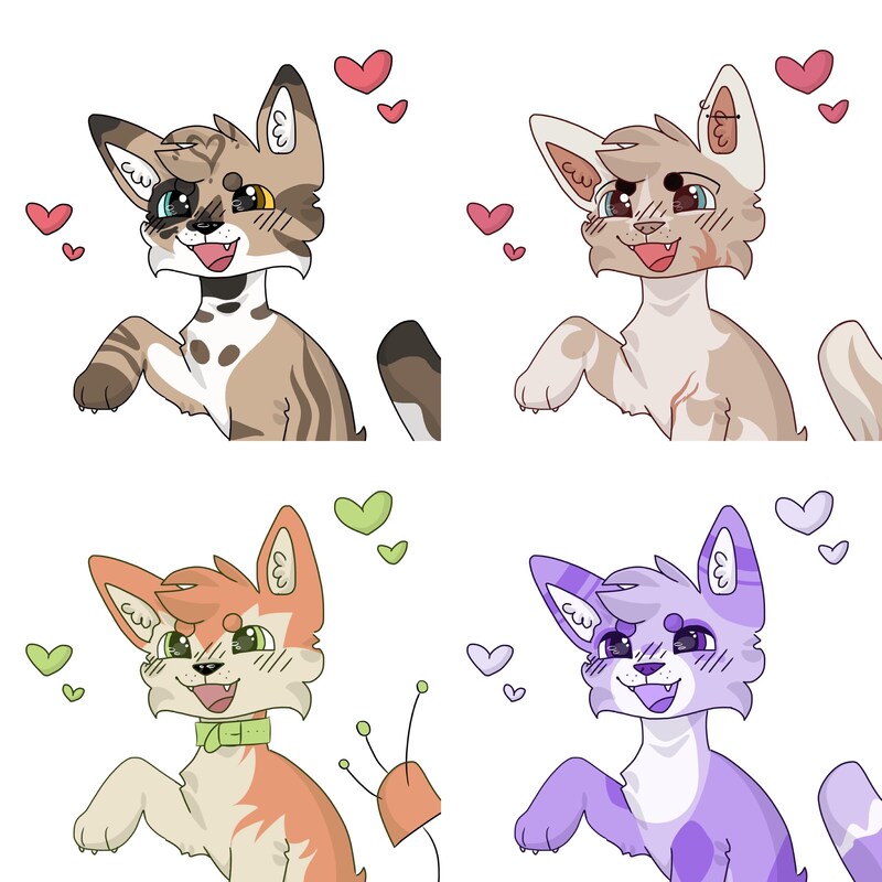 Warrior Cats Base Art - Etsy