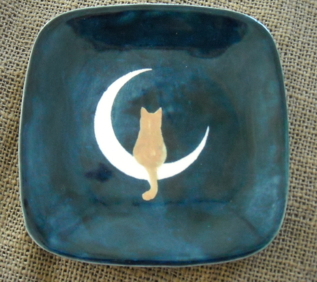 Ceramic Cat Dish Cat Plate Handmade Ceramics Cat Dish - Etsy