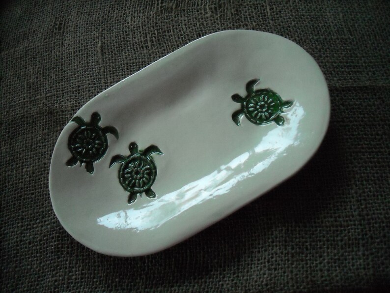 Turtle Dish Turtle Pottery Nautical Pottery Nautical - Etsy