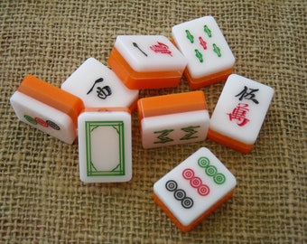 8 Triple Layer Mahjong Tiles Mah Jong Tiles for Crafts Mahjong Crafts ...