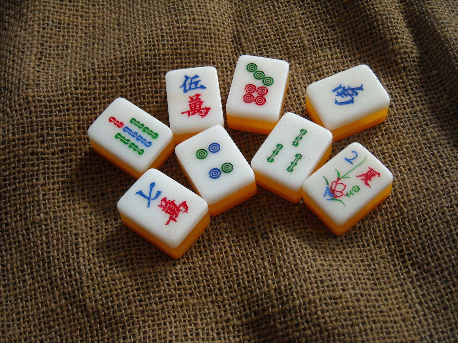 8 Triple Layer Mahjong Tiles Mah jong Tiles for Crafts | Etsy