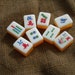 8 Triple Layer Mahjong Tiles Mah Jong Tiles for Crafts Mahjong Crafts ...