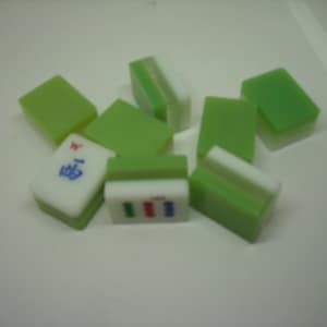 8 Triple Layer Mahjong Tiles - Mah Jong Tiles for Crafts - Mahjong ...