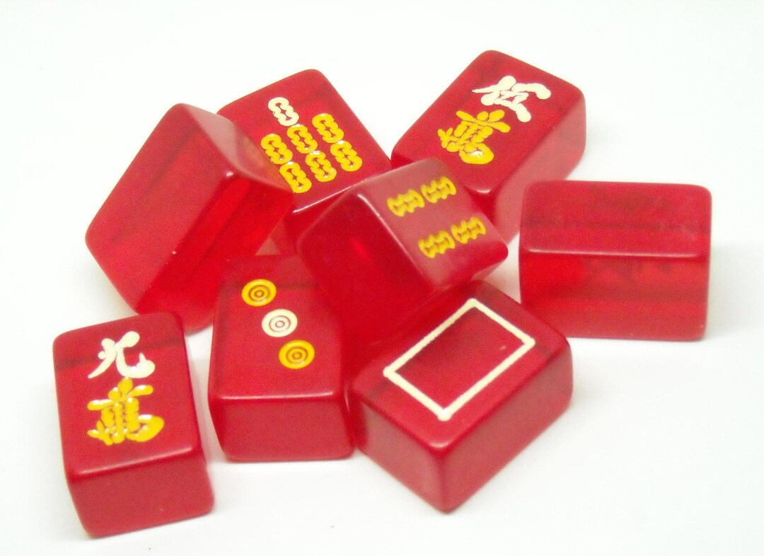 8 Mahjong Tiles - Mahjong Tiles for Crafts - Mahjong Crafts - Triple ...