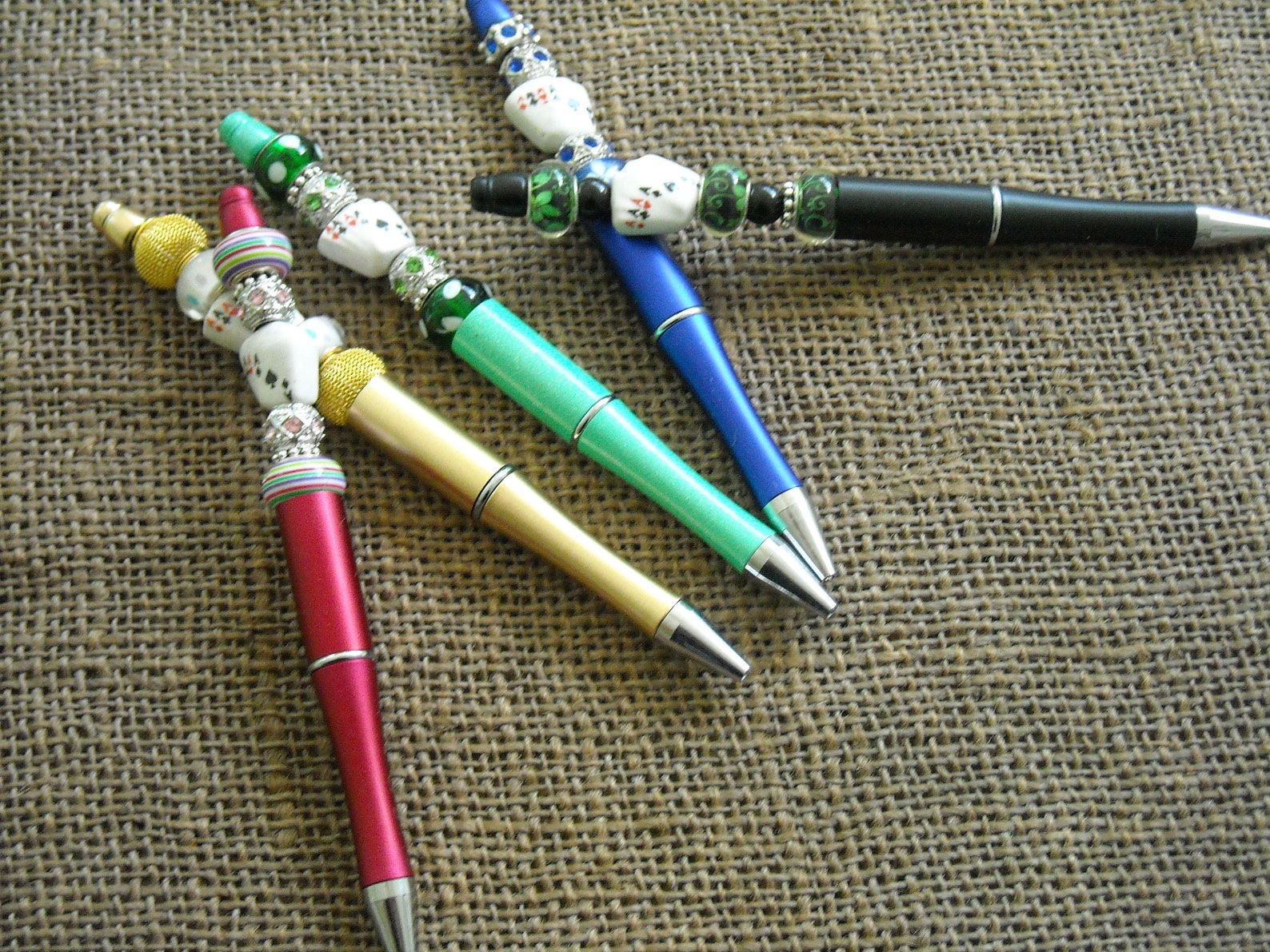 Playing Card Pen Scorekeeping Pen Bridge Pen Poker Pen | Etsy