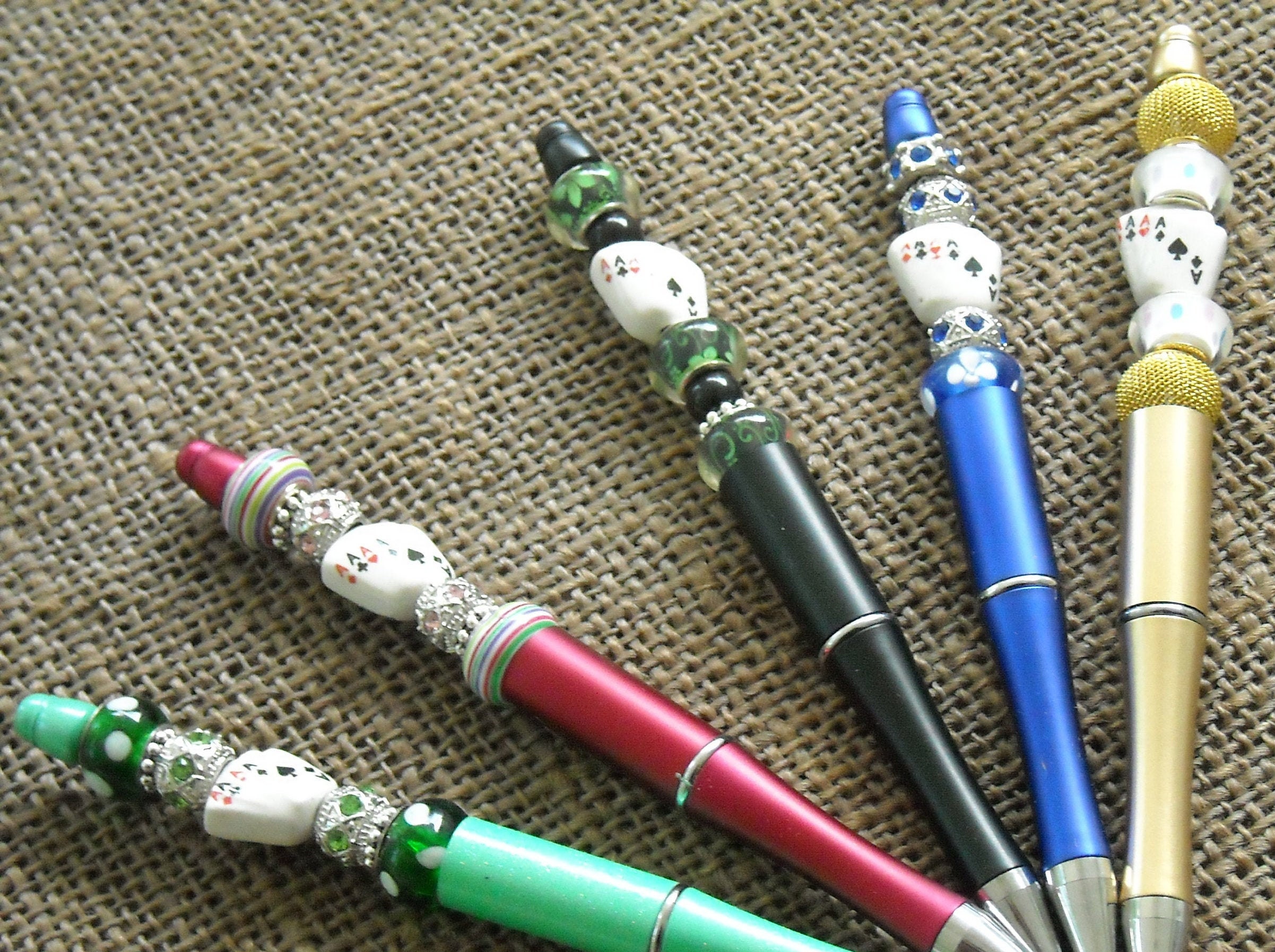 Playing Card Pen Scorekeeping Pen Bridge Pen Poker Pen | Etsy