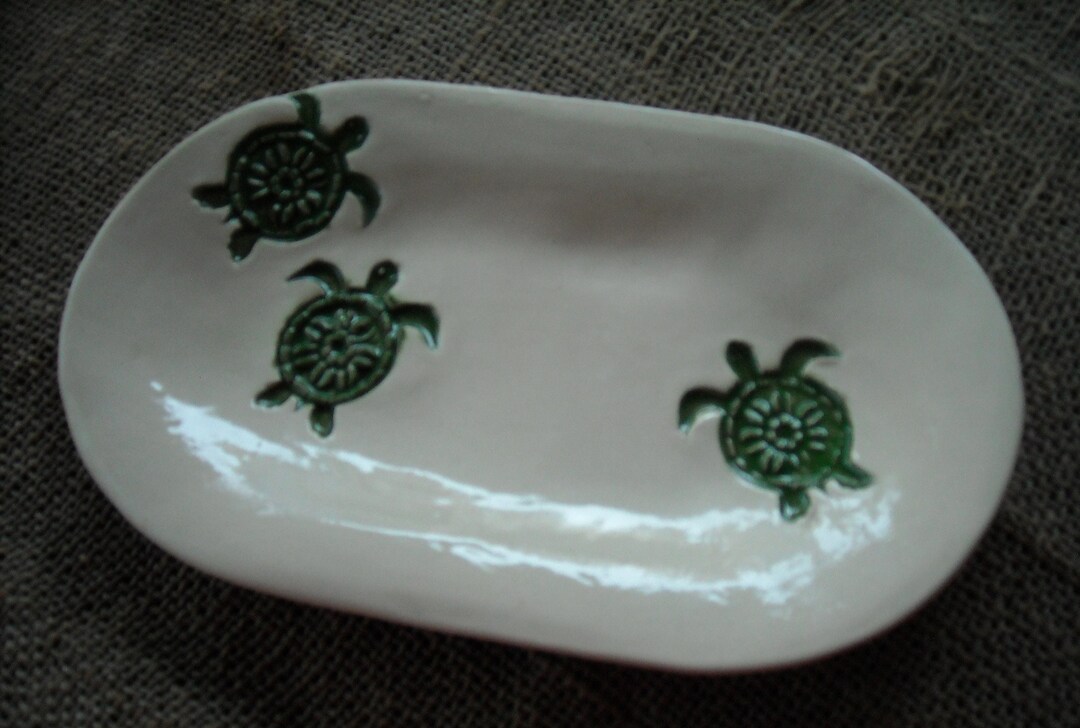 Turtle Dish Turtle Pottery Nautical Pottery Nautical Ceramics - Etsy