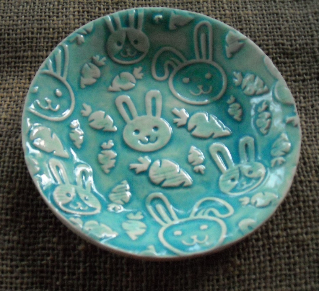 Easter Bowl - Bunny Bowl - Easter Bunny Dish - Ceramic Easter Bowl ...