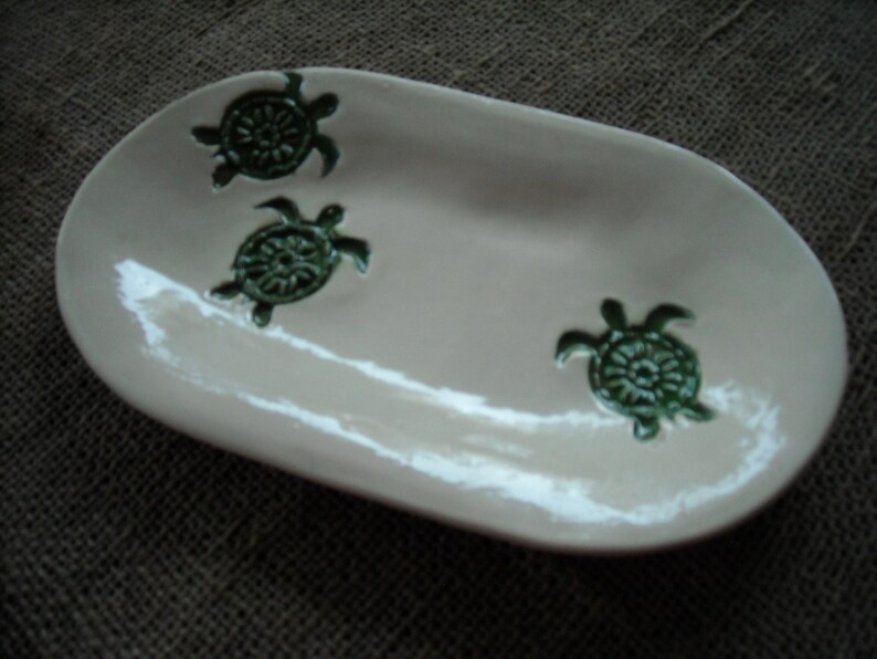 Turtle Dish Turtle Pottery Nautical Pottery Nautical - Etsy
