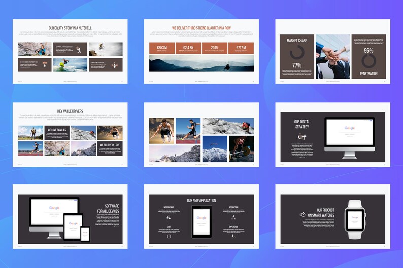Powerpoint Presentation Template Facts & Figures | Professional ...