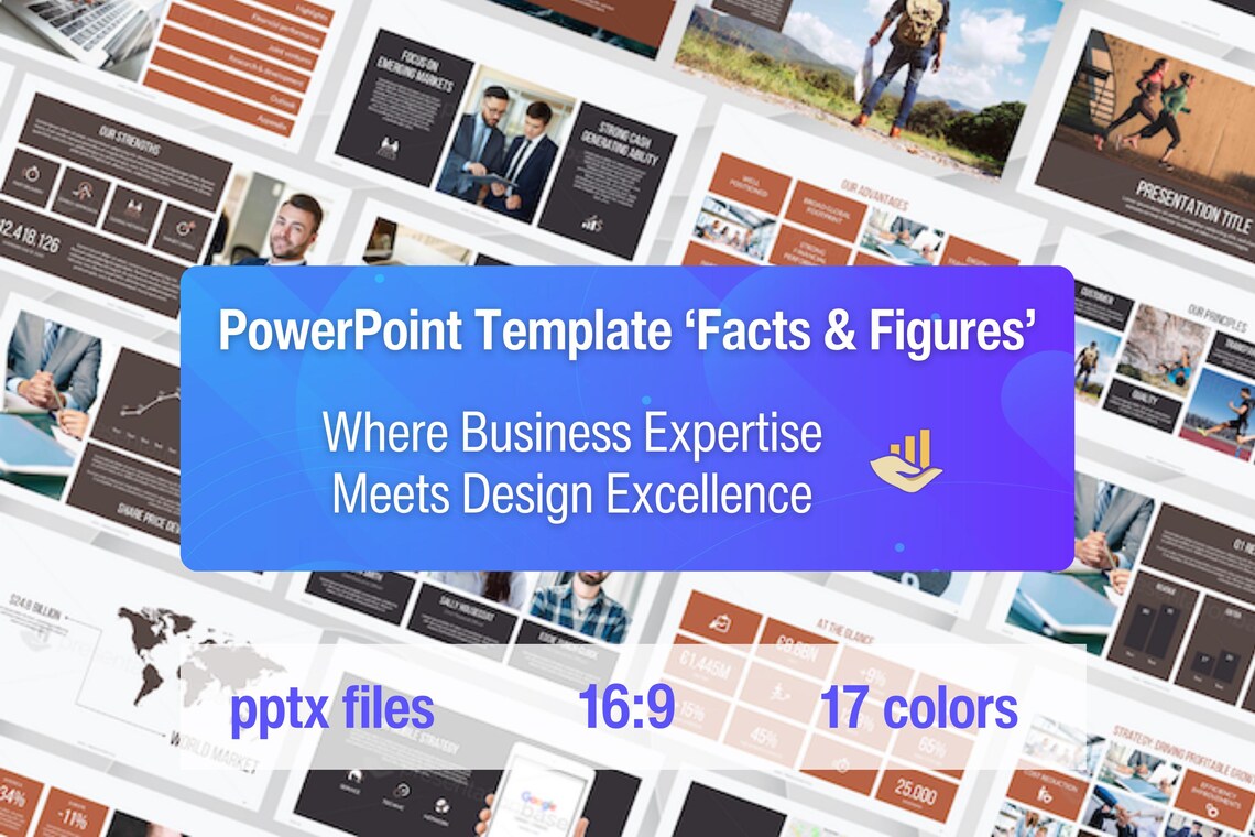Powerpoint Presentation Template Facts & Figures | Professional ...
