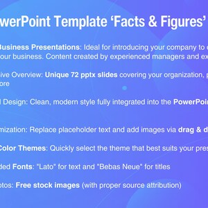 Powerpoint Presentation Template Facts & Figures | Professional ...