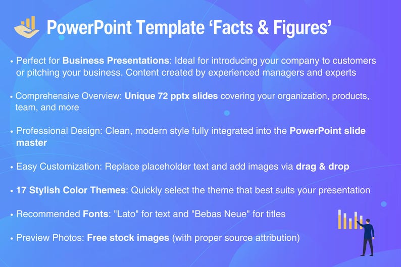 Powerpoint Presentation Template Facts & Figures | Professional ...