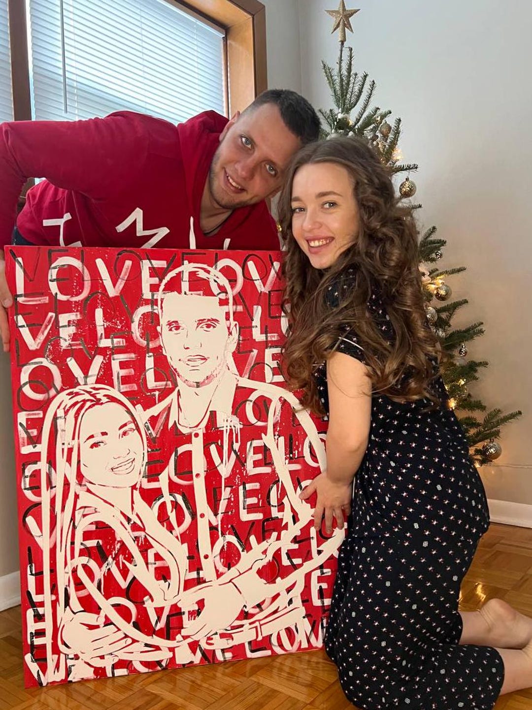 DIY Portrait to Paint Yourself. Personalized Portrait on Canvas From ...