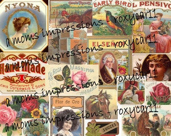 Labels Collage Sheet - Etsy
