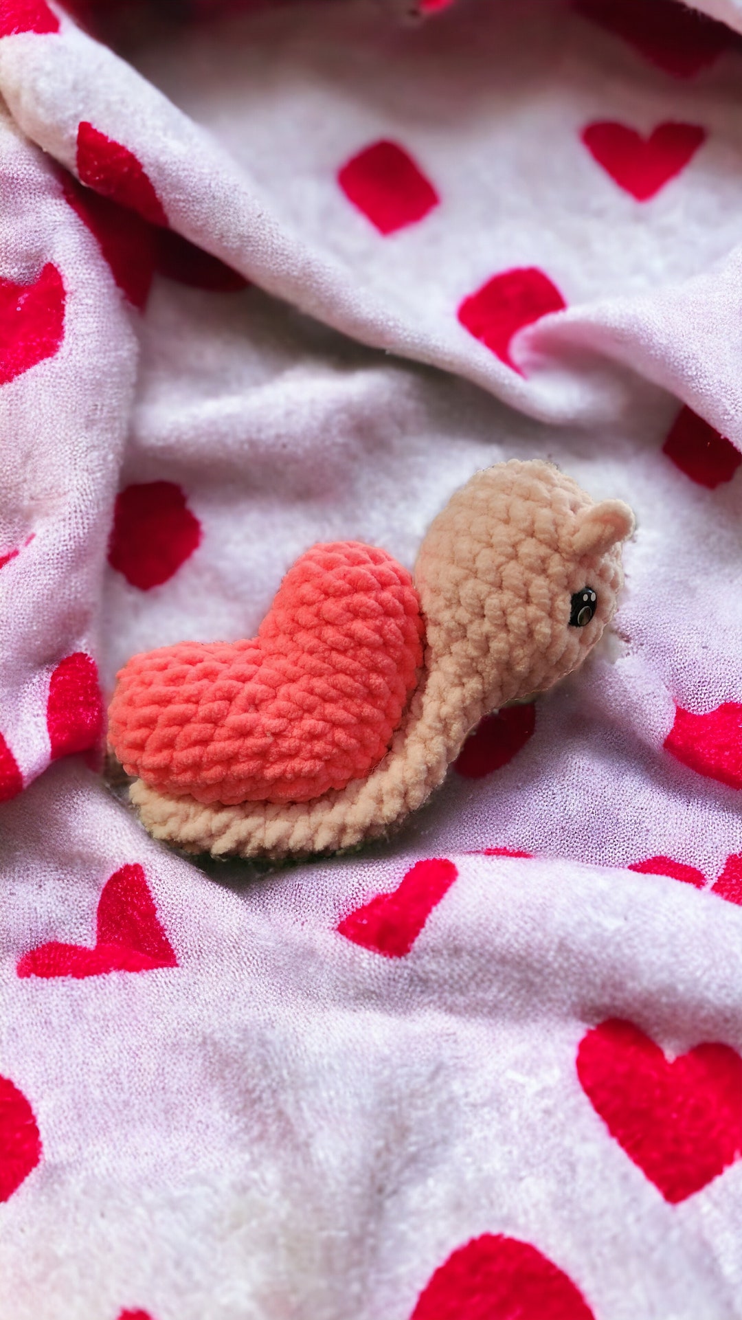 Cozy Heart Snail Adorable Crochet Critter Whimsical Gift Amigurumi ...