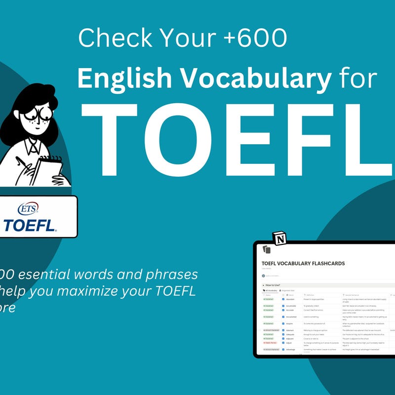 Toefl - Etsy