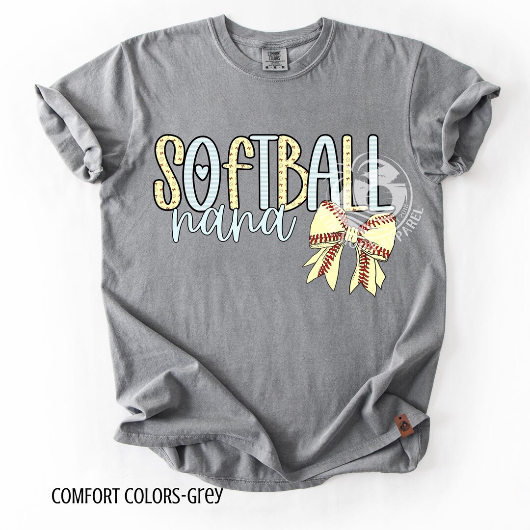Retro Softball Nana - Girl Ballpark Home Plate Social Club Coquette ...