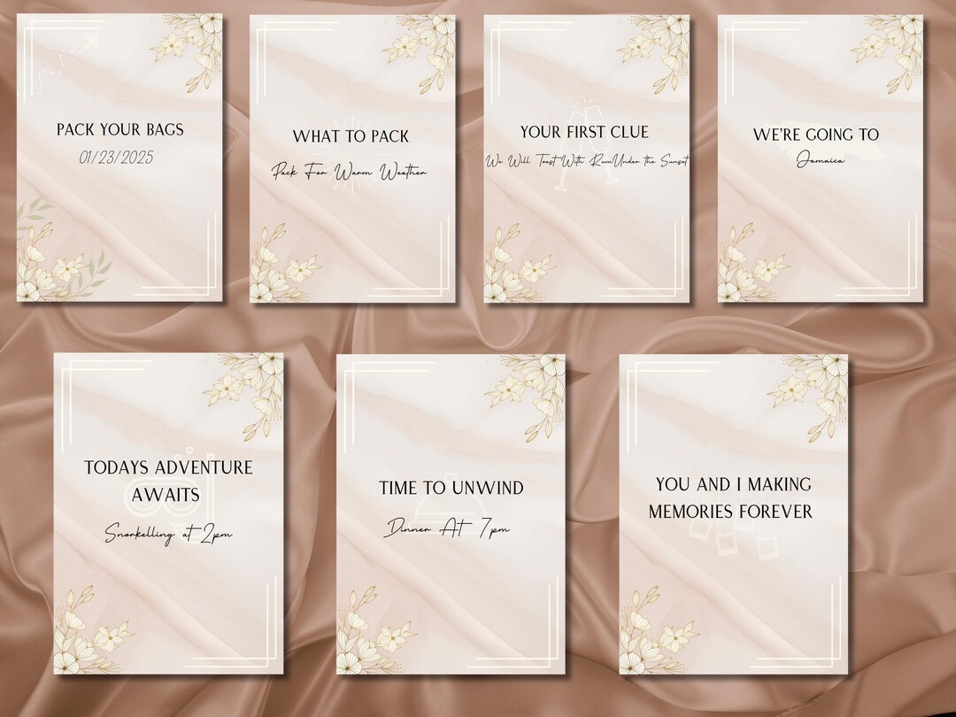 Surprise Travel Cards, Travel Adventure Cards, Step by Step Adventure ...