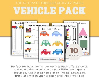 Toddler Activity Journal, Printable DIY Toddler Activities, Learning ...