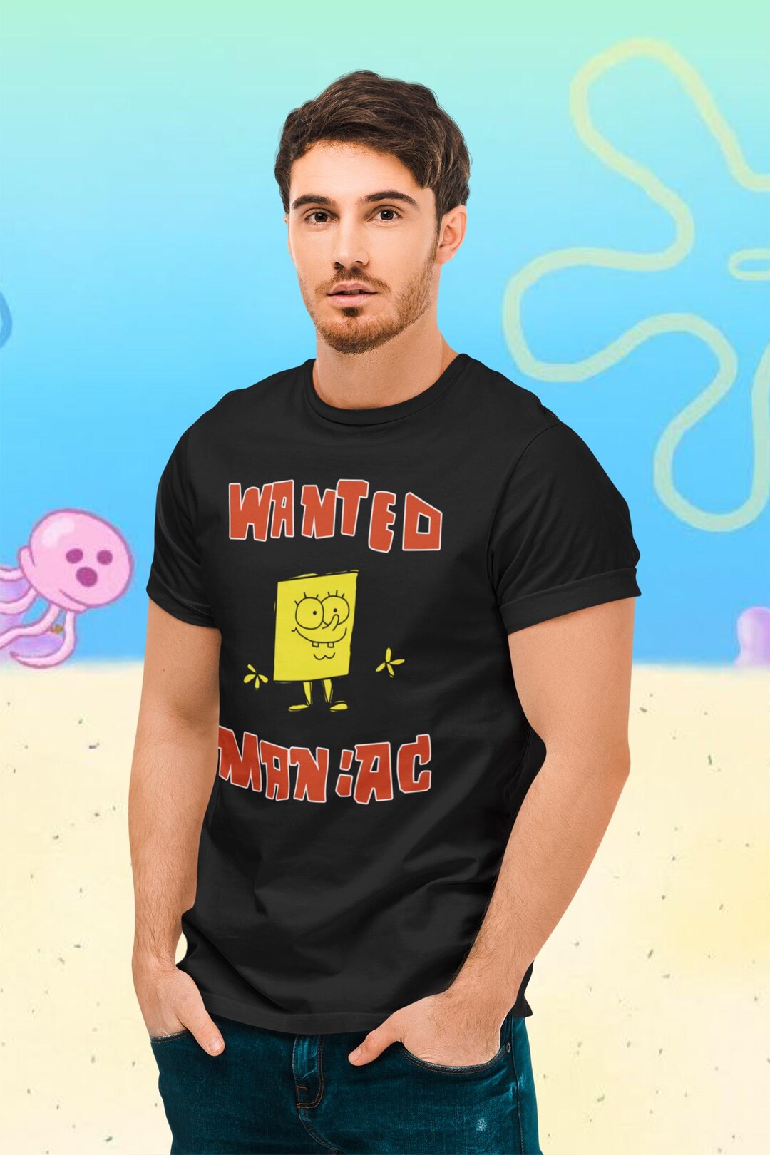 Tshirt Maniac Spongebob Patrick Shirt Men Women Unisex Kids Meme Funny ...