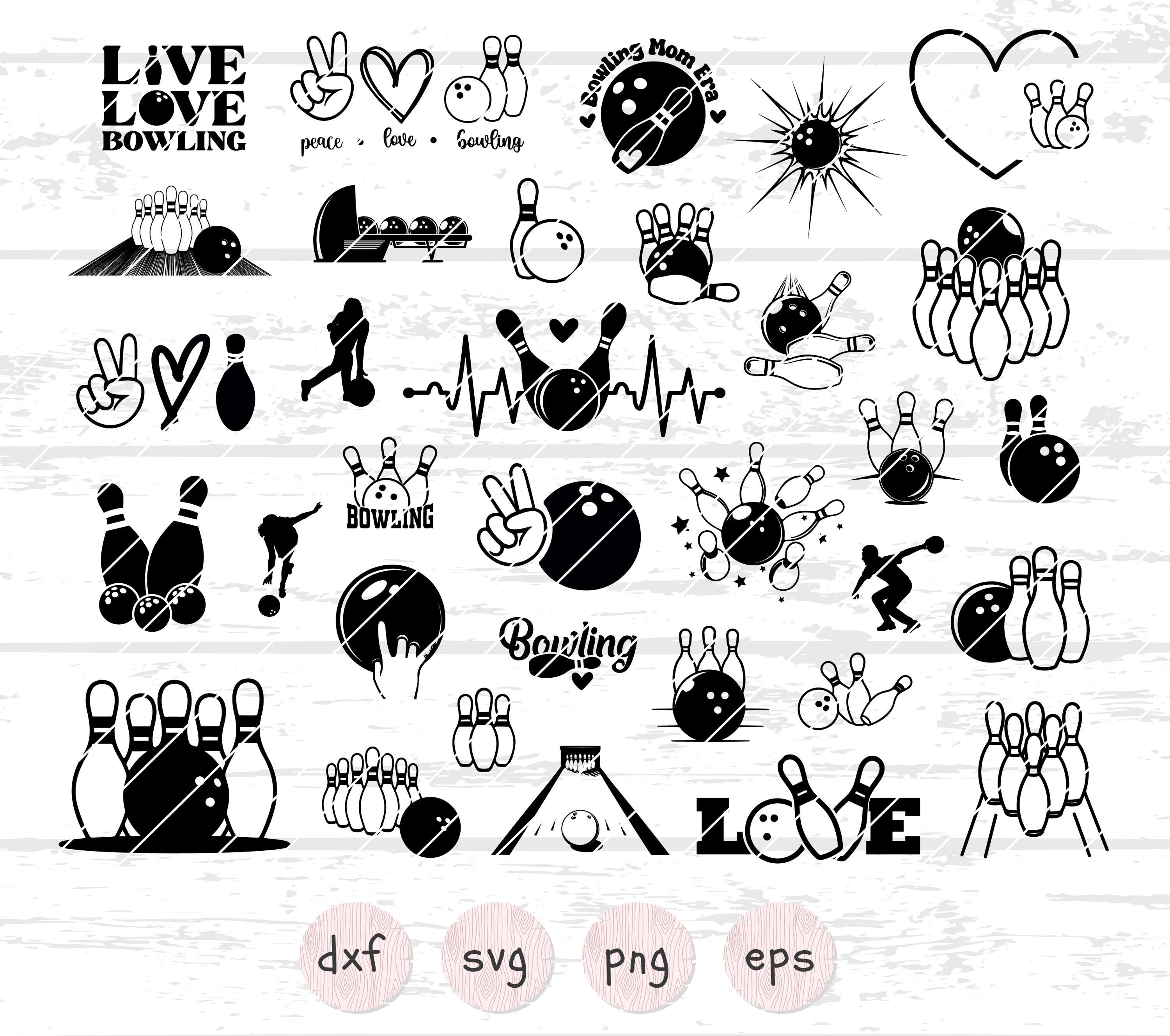 33 Bowling SVG Bundle, Bowler Svg, Bowling Ball Svg, Bowling Sports Svg ...