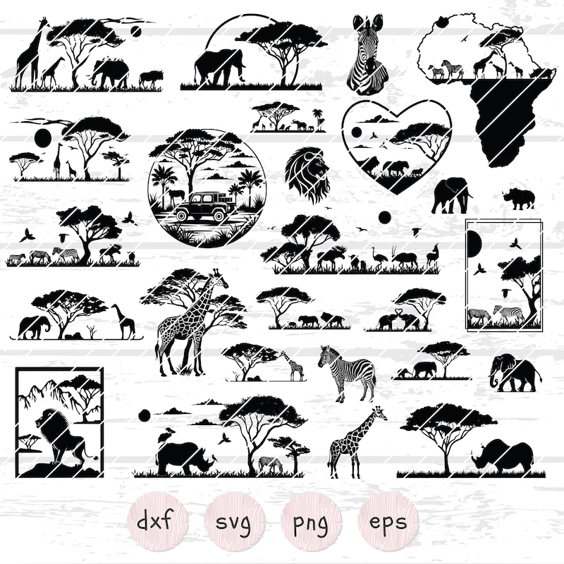 Animal Stack Tree Svg - Etsy