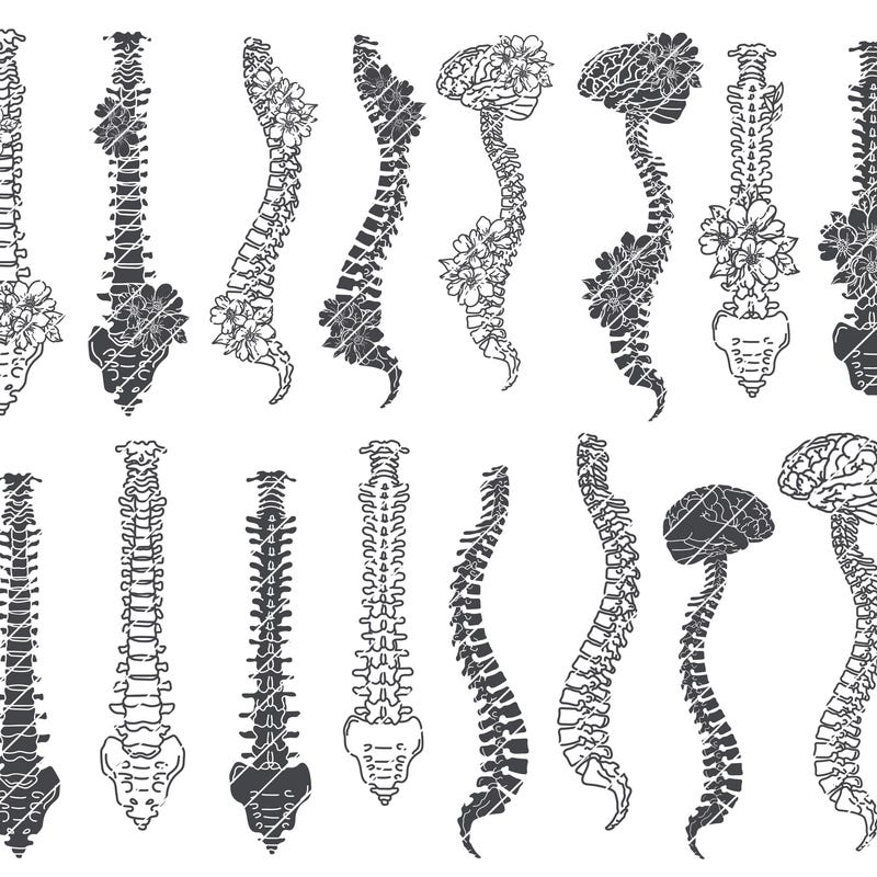 Spine Tattoo - Etsy