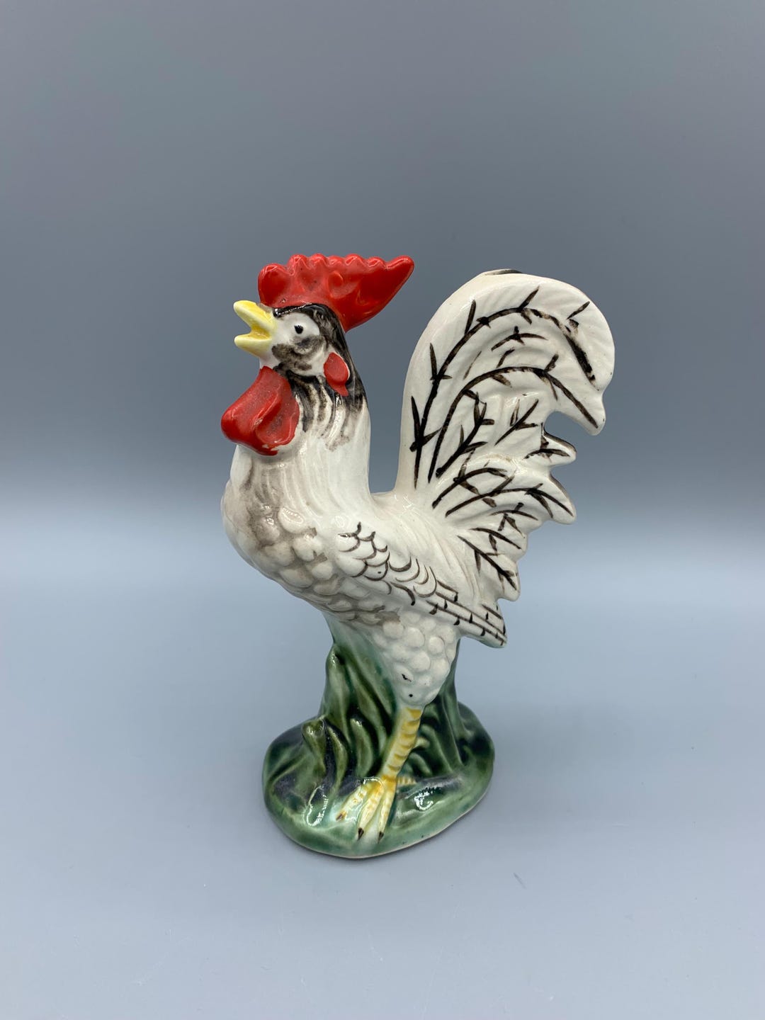 Vintage Ceramic Rooster Figurine, Made in Japan - Etsy