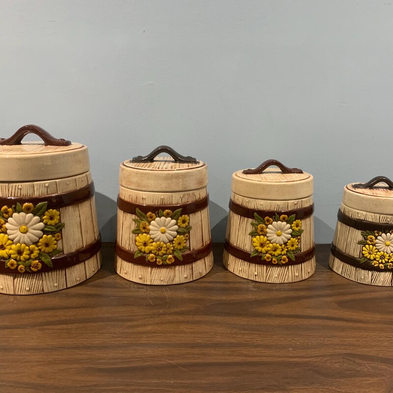 Daisy Canister Set - Etsy
