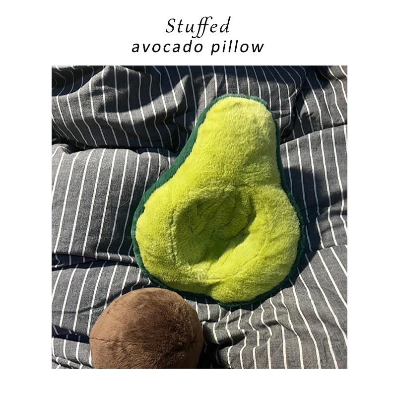 Avocado PDF Sewing Pattern Tutorial, Plush Sewing, ,stuffed Fruit ...