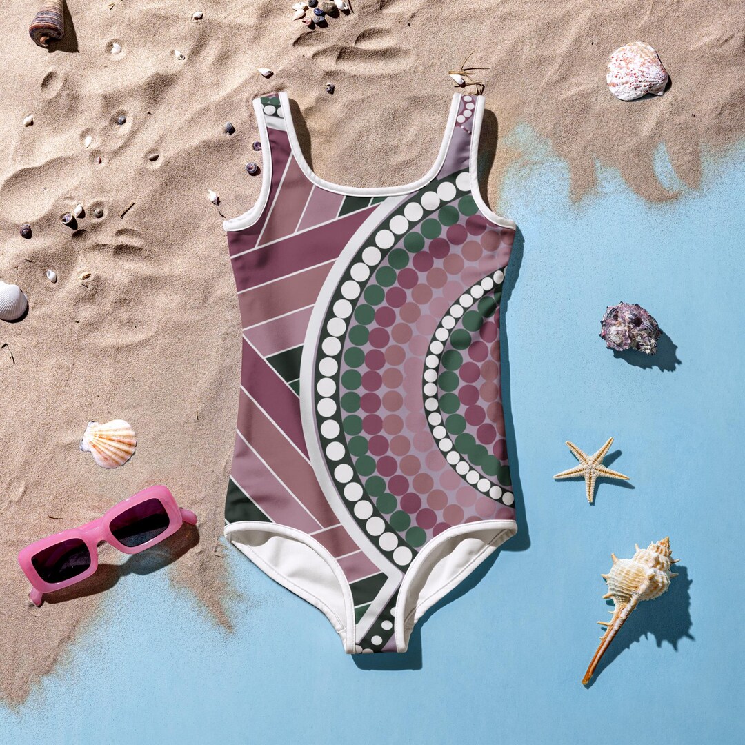 Kids All-over Indigenous Swimsuit Called “the Empowerment of Journey ...