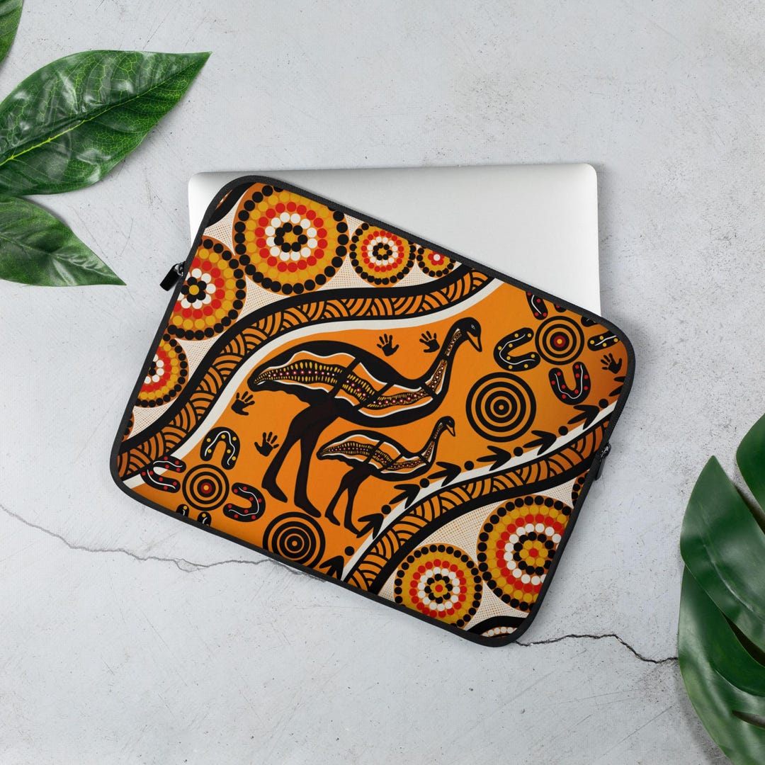 Laptop Sleeve | Indigenous Design “emu on Country” - Etsy
