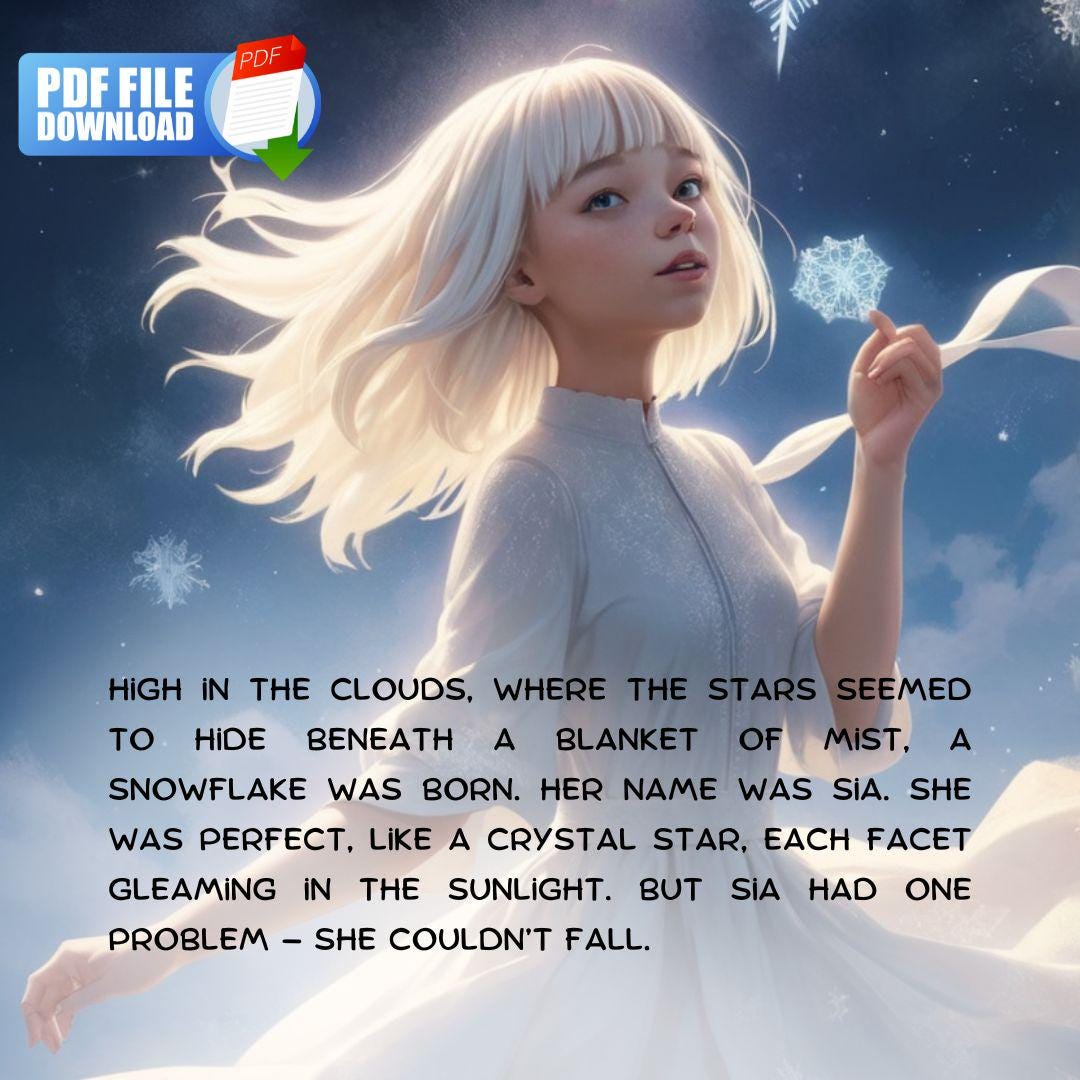 The Snowflake That Couldn't Fall: A Magical Winter Bedtime Story for ...