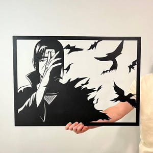 Wooden Painting, Anime, Wooden Wall Decor, Manga, Wooden Wall Art, Wall ...