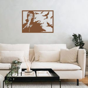Wooden Painting, Anime, Wooden Wall Decor, Manga, Wooden Wall Art, Wall ...