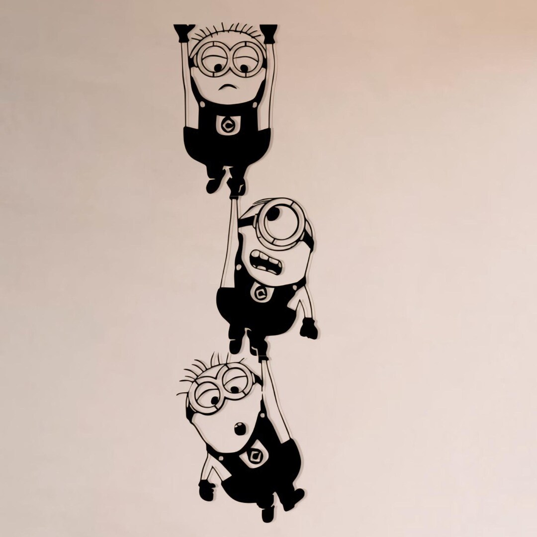 Minions, Wooden Wall Decor, Wooden Wall Art, Wall Decor, Wall Art ...