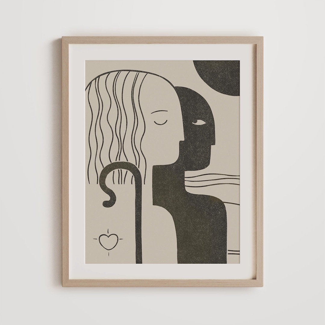 Cain and Abel Wall Art, Cain Murders Abel Christian Poster, Sin and ...